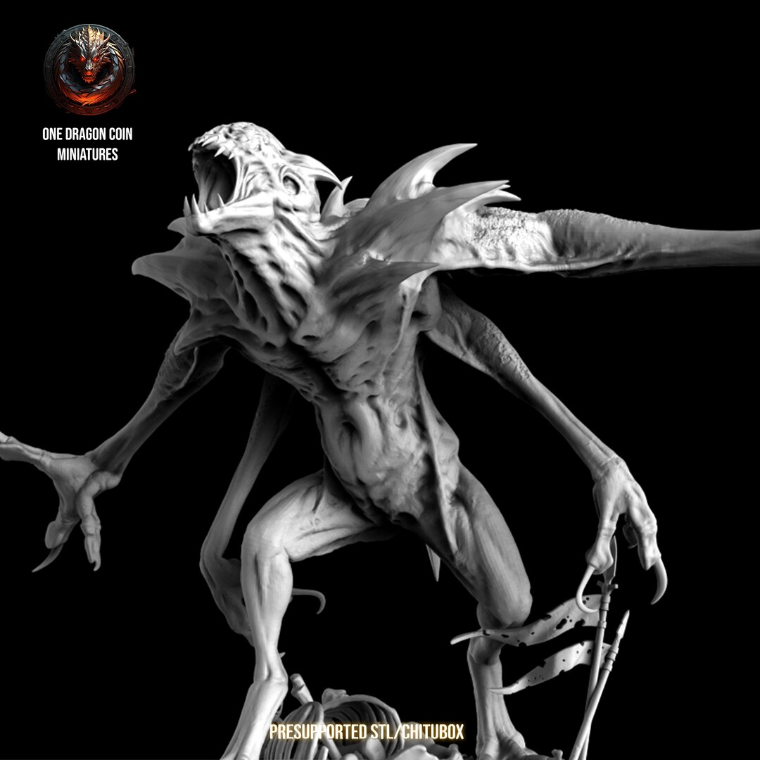 Hive King - Silent Hive King Model + Custom Resin Bases - Gargantuan ...