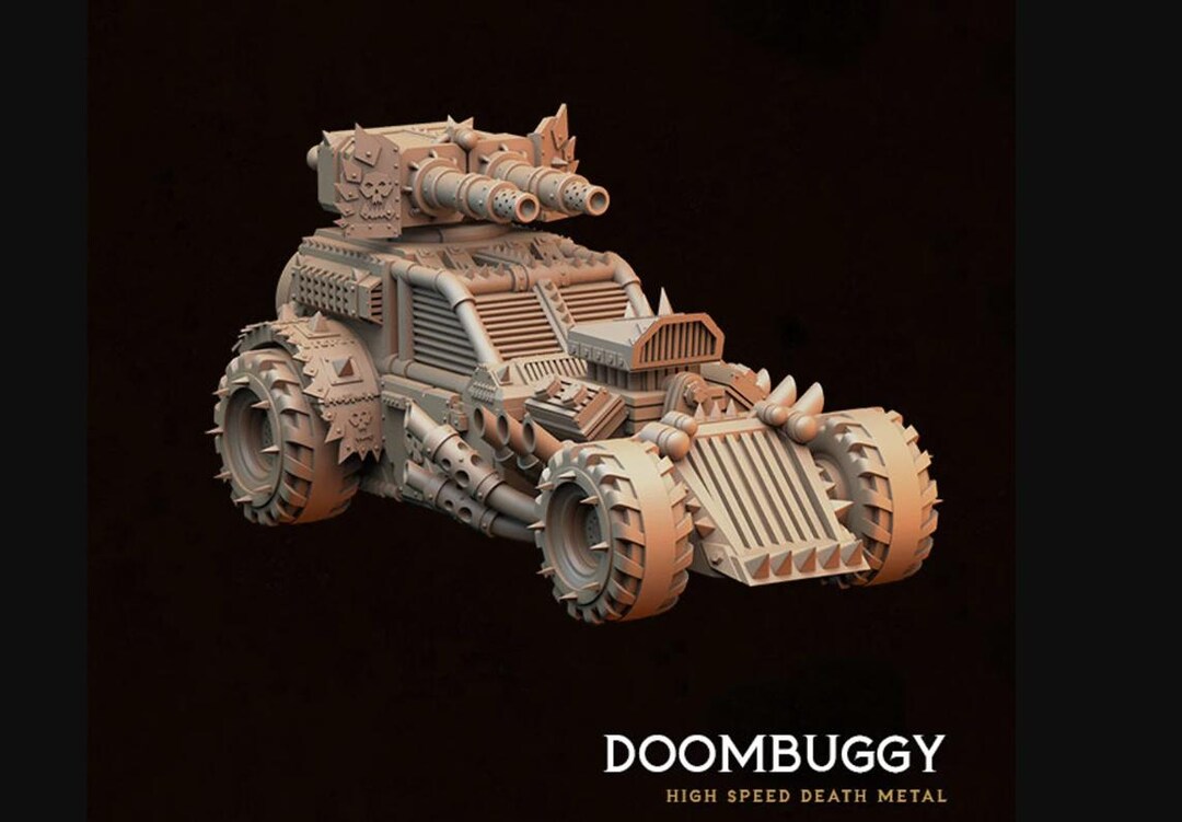 Warbuggy, Space Ork Transport X1 - Space Ork Vehicle - Custom 28mm ...