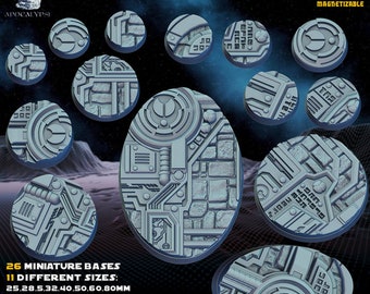 Parched Earth Bases Custom Desert Themed 32/40/60mm Bases All Sizes ...