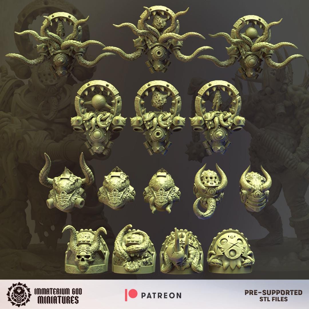 Decay Soldier Bits Pack V2, Corrupted Plague Warriors Bits Set - 40 ...