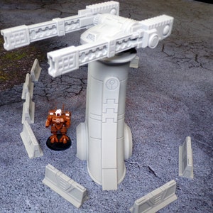 Greater Good Railgun Turret Railgun Terrain for Space Communists Sci-fi ...