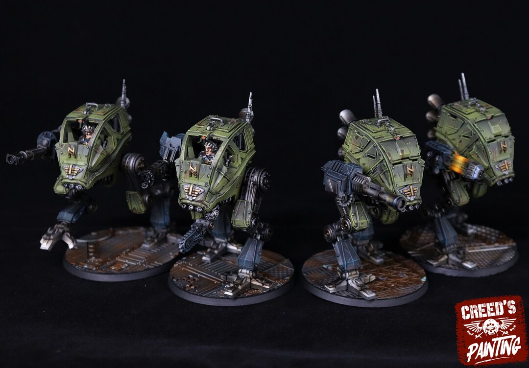 Scout Walkers - Runds' Imperial Guard Sentinel Walkers - Sci-fi Scout ...