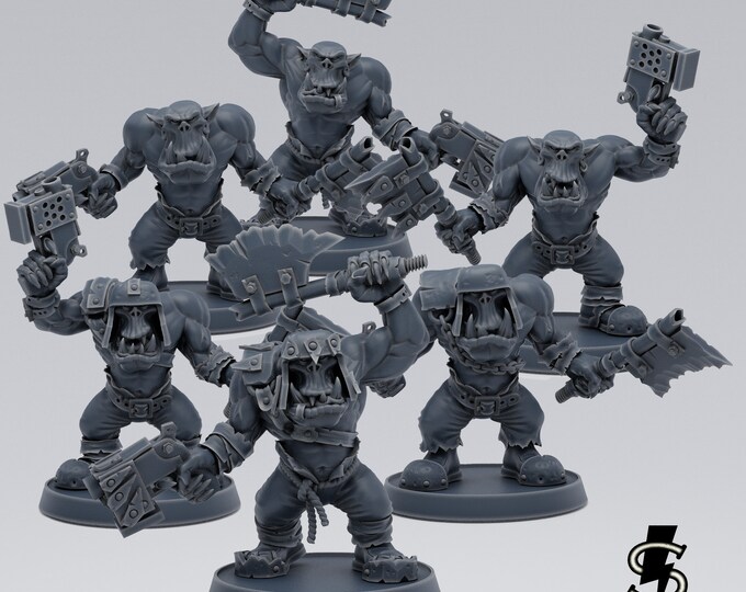 Da Ork Boys - Space Ork Boys - Grimdark Ork Warriors - Greenskin Ork ...