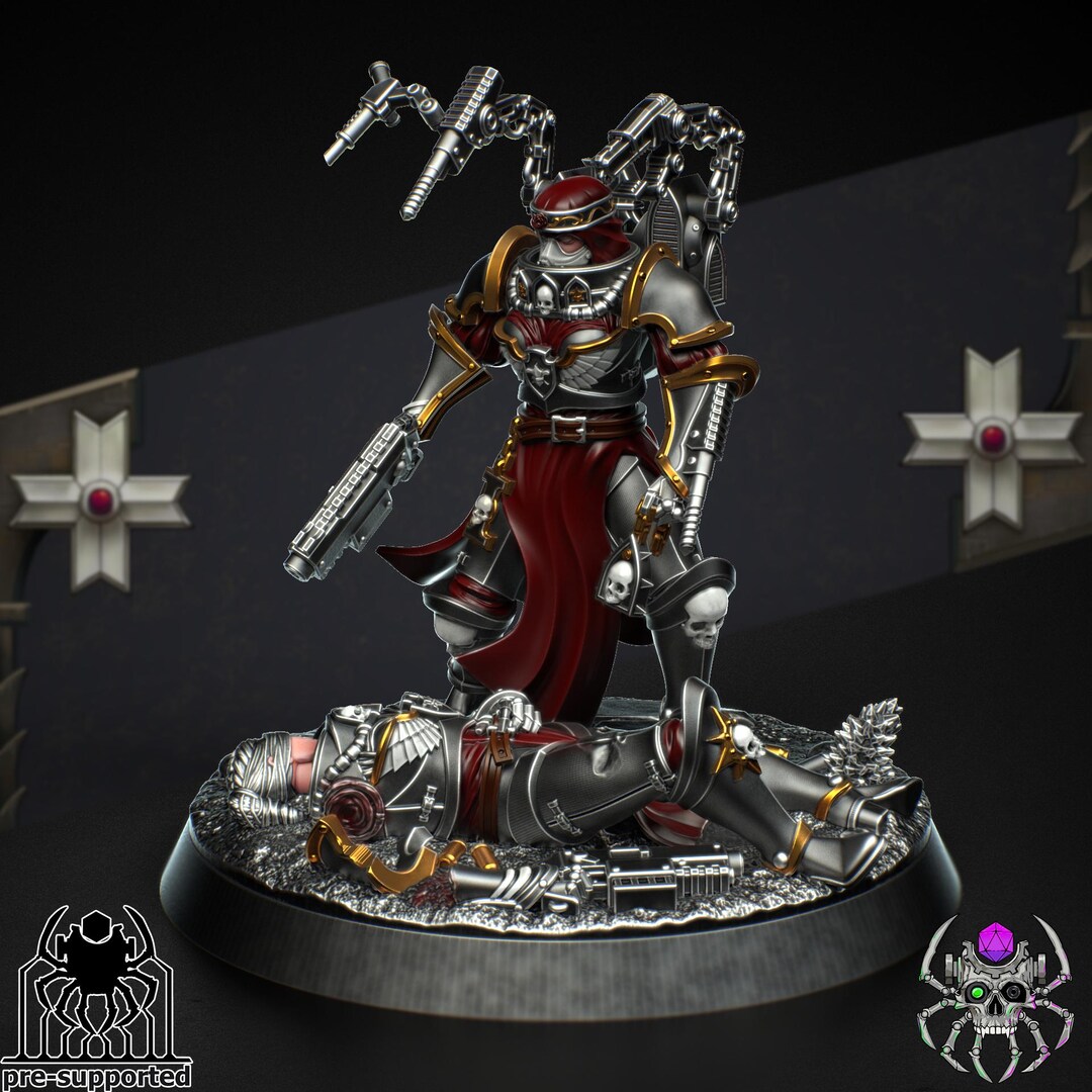 Widows Medic - Widows Command Squad Miniature + 50mm Base - Widows ...