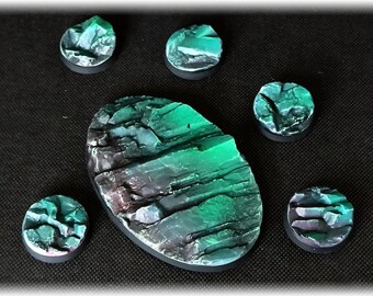 Rock Platform Bases Highly Detailed Scenic Bases 28mm32mm Miniatures ...