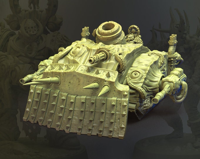 Plague Mortar, Plague Themed Tank - Mortar Crawler Tank Resin Kit for ...