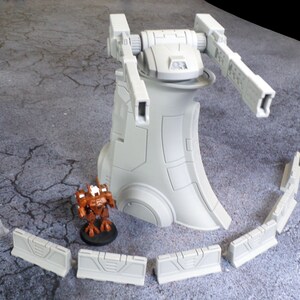 Greater Good Railgun Turret Railgun Terrain for Space Communists Sci-fi ...