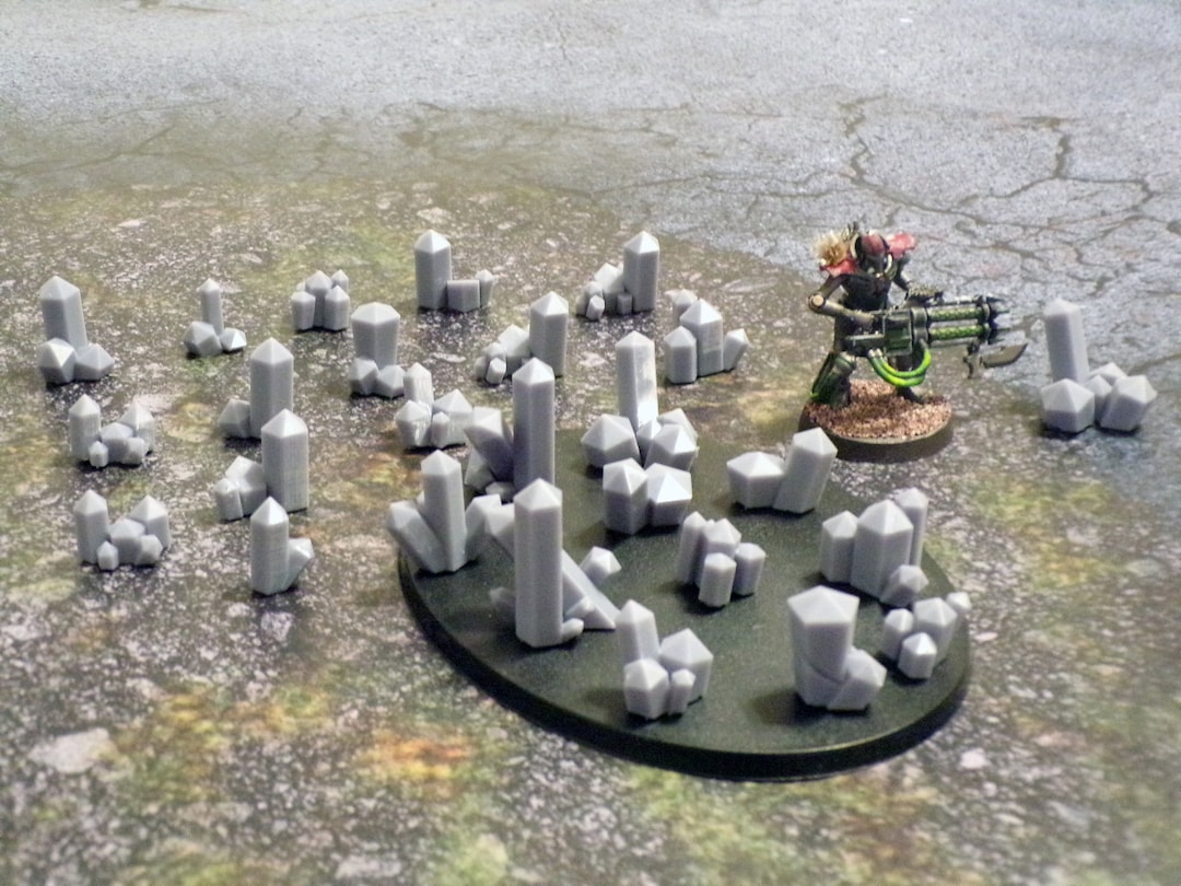 Grey Mega Crystal Basing Pack X20 - Large Grey Basing Crystals for ...