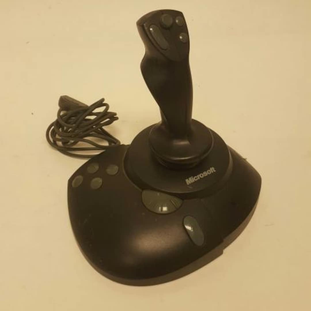 Retro Gaming Microsoft Sidewinder 3D Pro Plus Computer Joystick - Etsy