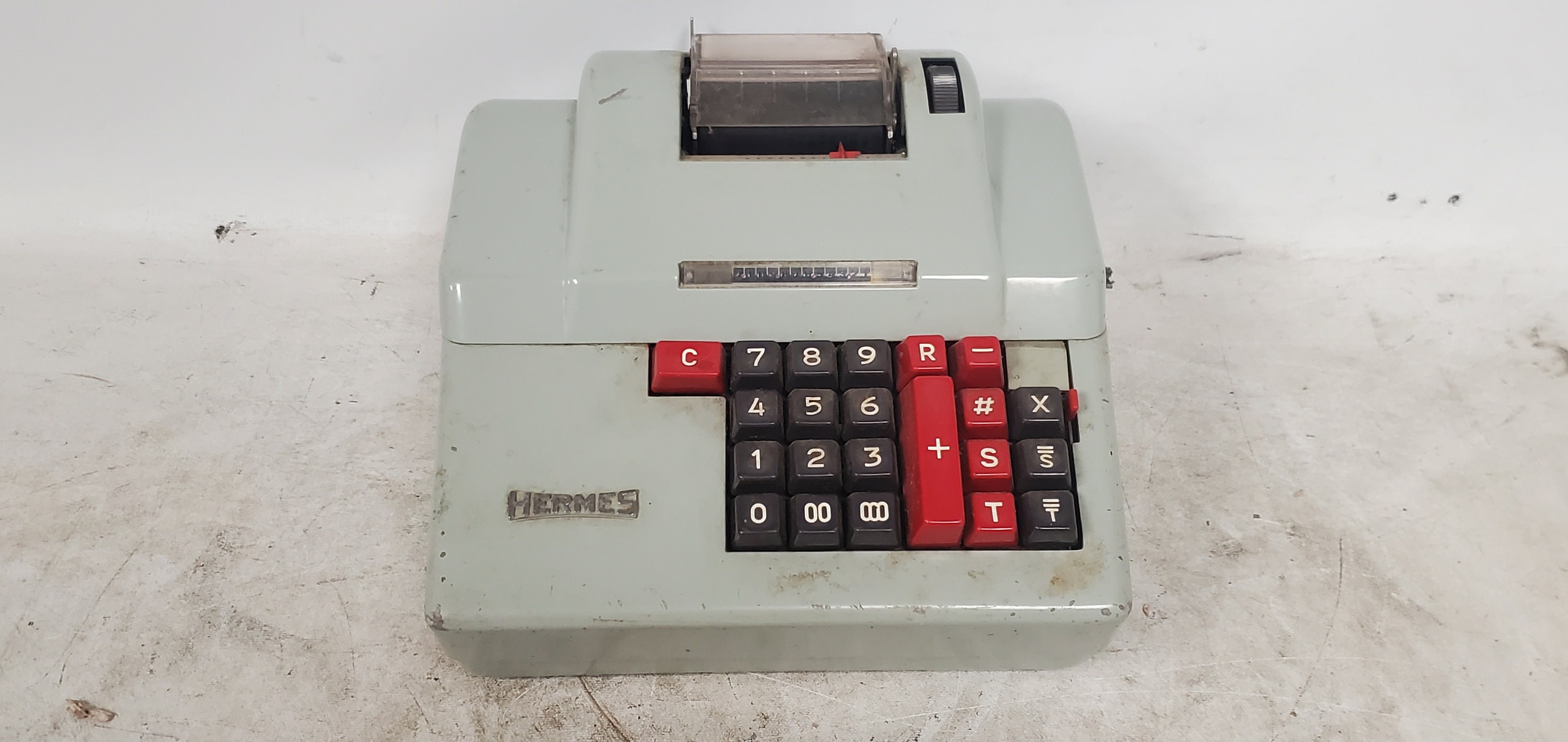 Vintage Hermes Desktop Adding Machine Calculator No Plug - Etsy