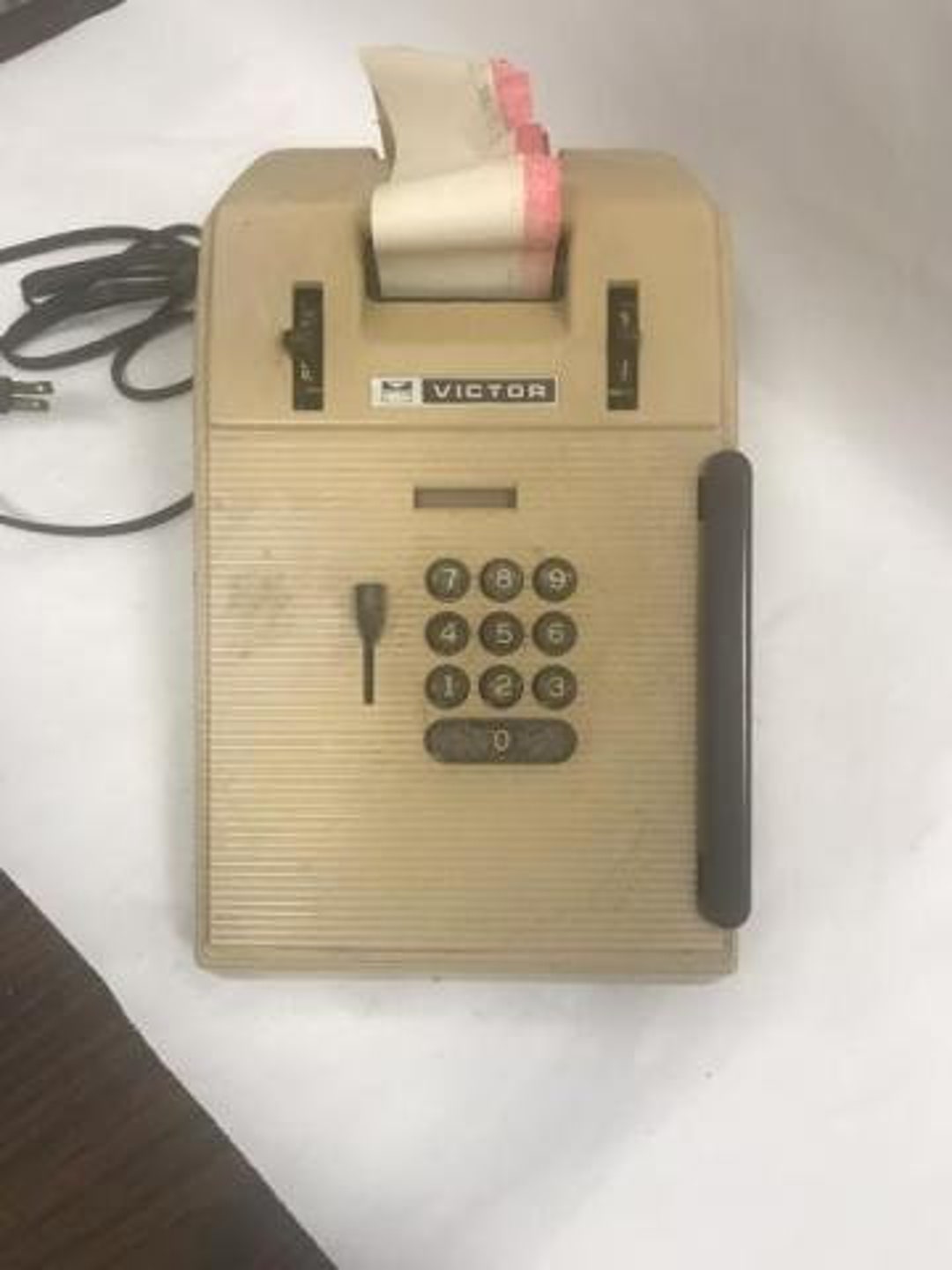 Vintage Victor 78254 10 Key Adding Machine. Power Tested - Etsy