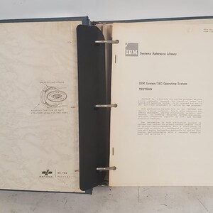 Vintage IBM Systems Reference Library Program Logic Manual 360 Binder - Etsy