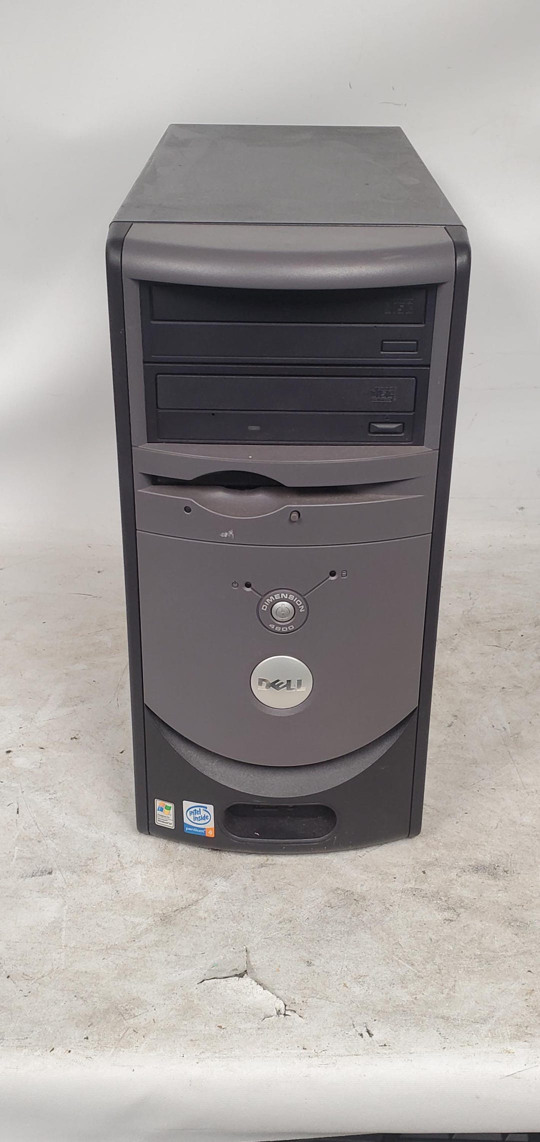 Vintage Gaming Dell Dimension 4600i Intel Pentium 4 2.8ghz Computer No ...