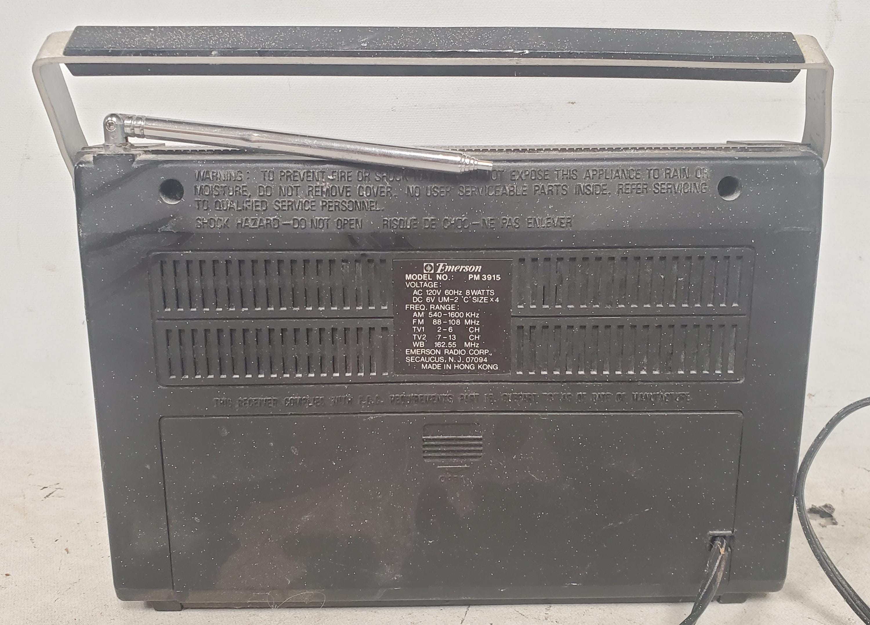 Vintage Emerson PM 3915 AM/FM Tvsound Radio - Etsy