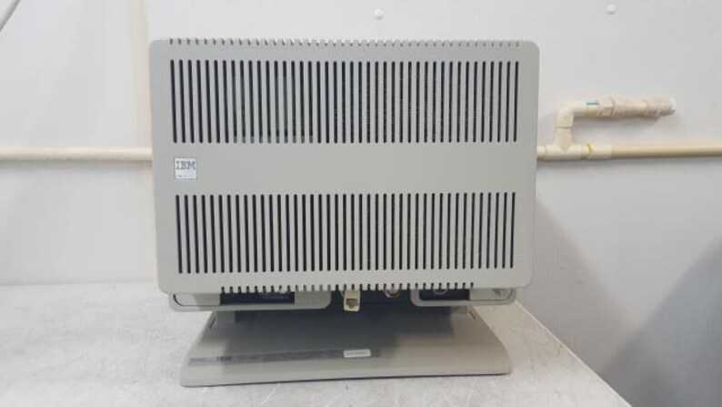 Vintage IBM 3180 W4681 15" Adjustable Stand Terminal CRT Monitor Green ...