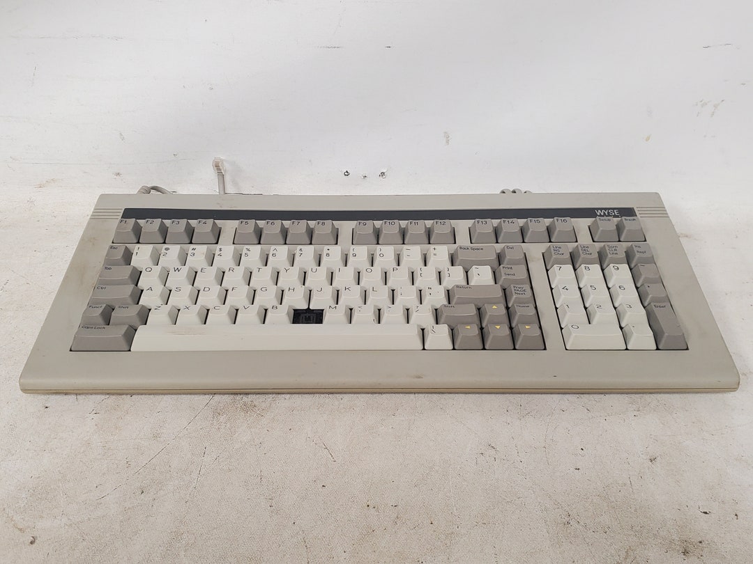 Vintage Wyse 840338-01 ASCII Terminal Computer Keyboard - Etsy