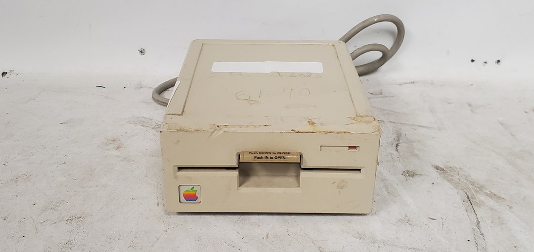 Vintage Apple 5.25 Floppy External Disk Drive A9M0107 - Etsy