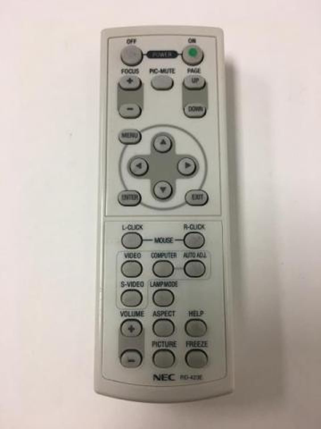 NEC RD-423E Projector Remote Control - Etsy