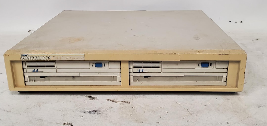 Vintage Iomega Bernoulli Box II B244-APLS Dual External Drive - Etsy