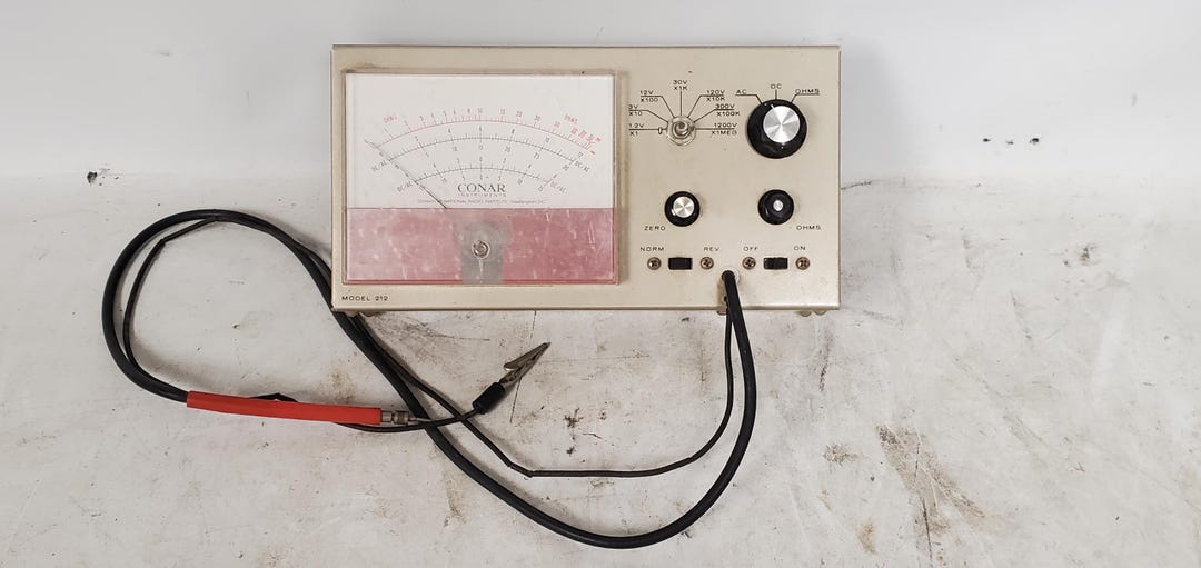 Vintage Conar Instruments Model 212 Volt Ohm Meter - Etsy