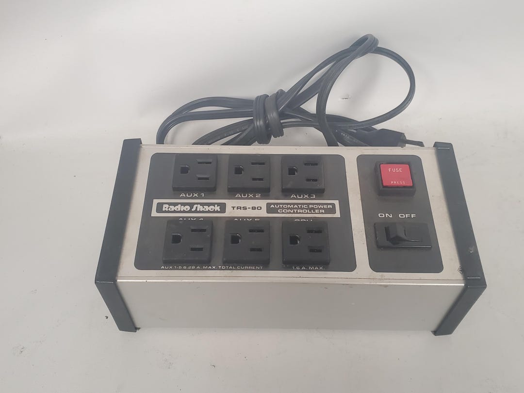 Vintage Radio Shack TRS-80 Computer Surge Protector Fuse Issue - Etsy