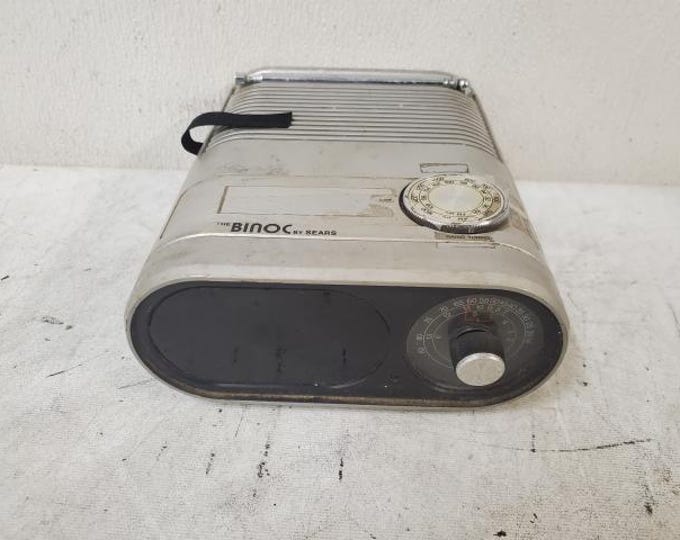 Vintage Memorex Portable 5.5" Black & White Personal Television With AM ...
