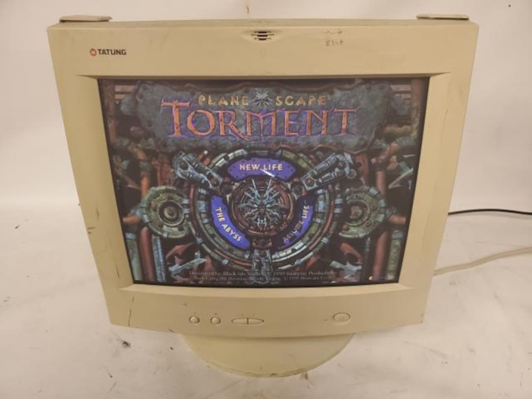Vintage Gaming Tatung C9RZR 18 CRT VGA Computer Monitor 1999 - Etsy ...