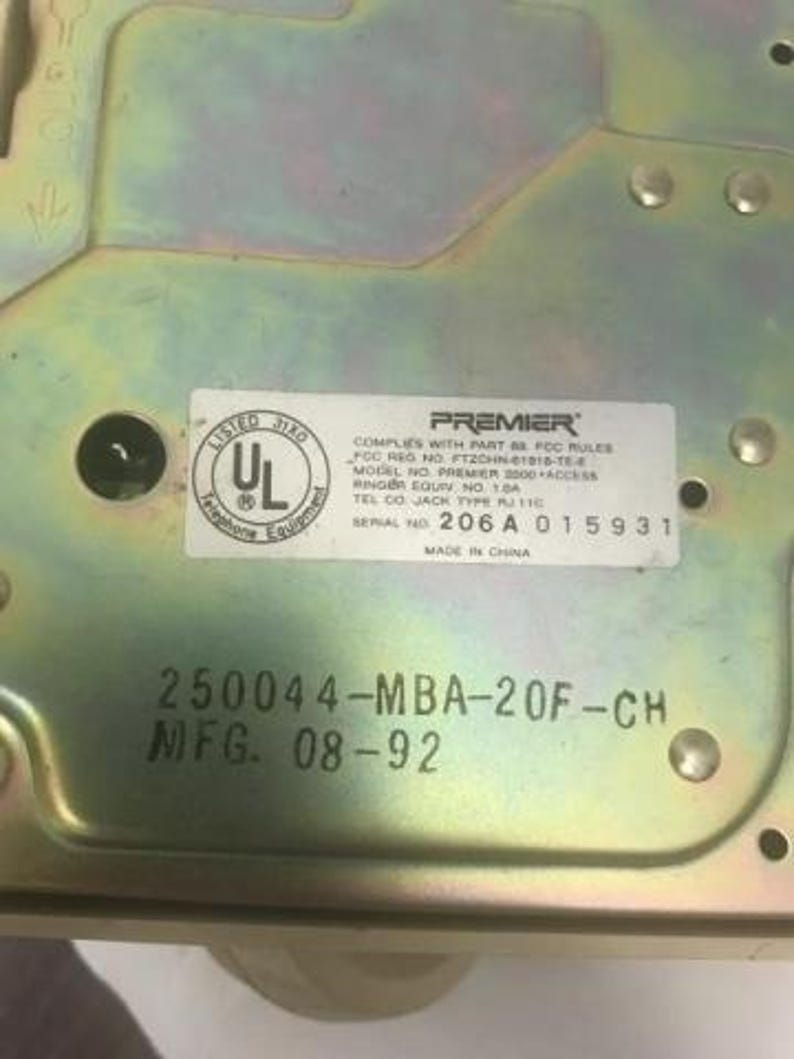 Premier 2500 Vintage Push-button Desk Phone Beige Office Telephone - Etsy