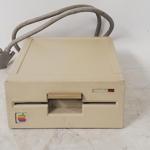 Vintage Apple 5.25" Floppy External Disk Drive A9M0107 KL03599 - Etsy