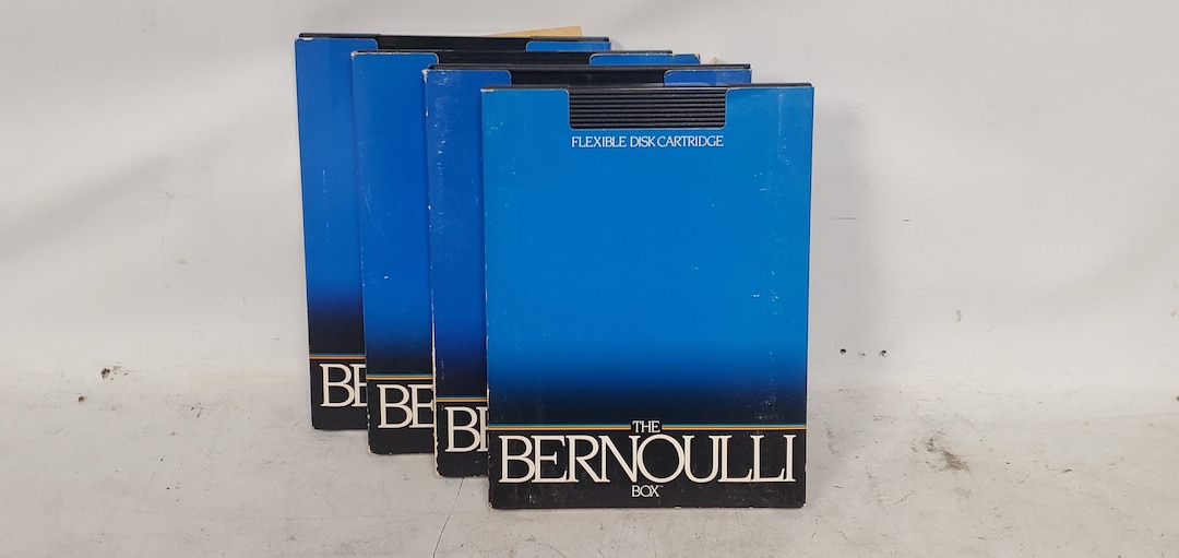 Lot of 4 Vintage Iomega Bernoulli Box Flexible Disk Cartridge - Etsy