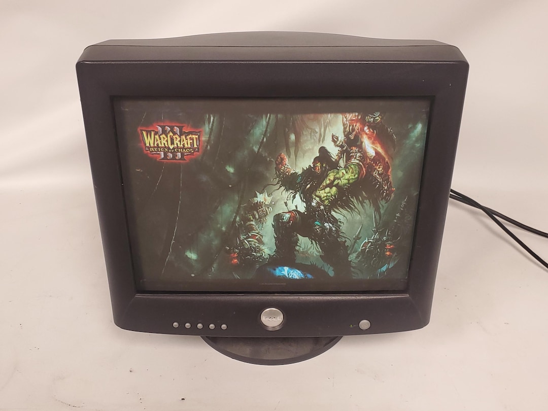 Vintage Gaming Dell M782 16" CRT VGA Computer Monitor 2002 - Etsy