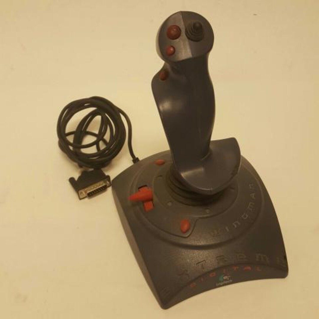 Retro Gaming Logitech Wingman Digital Extreme Computer Joystick - Etsy