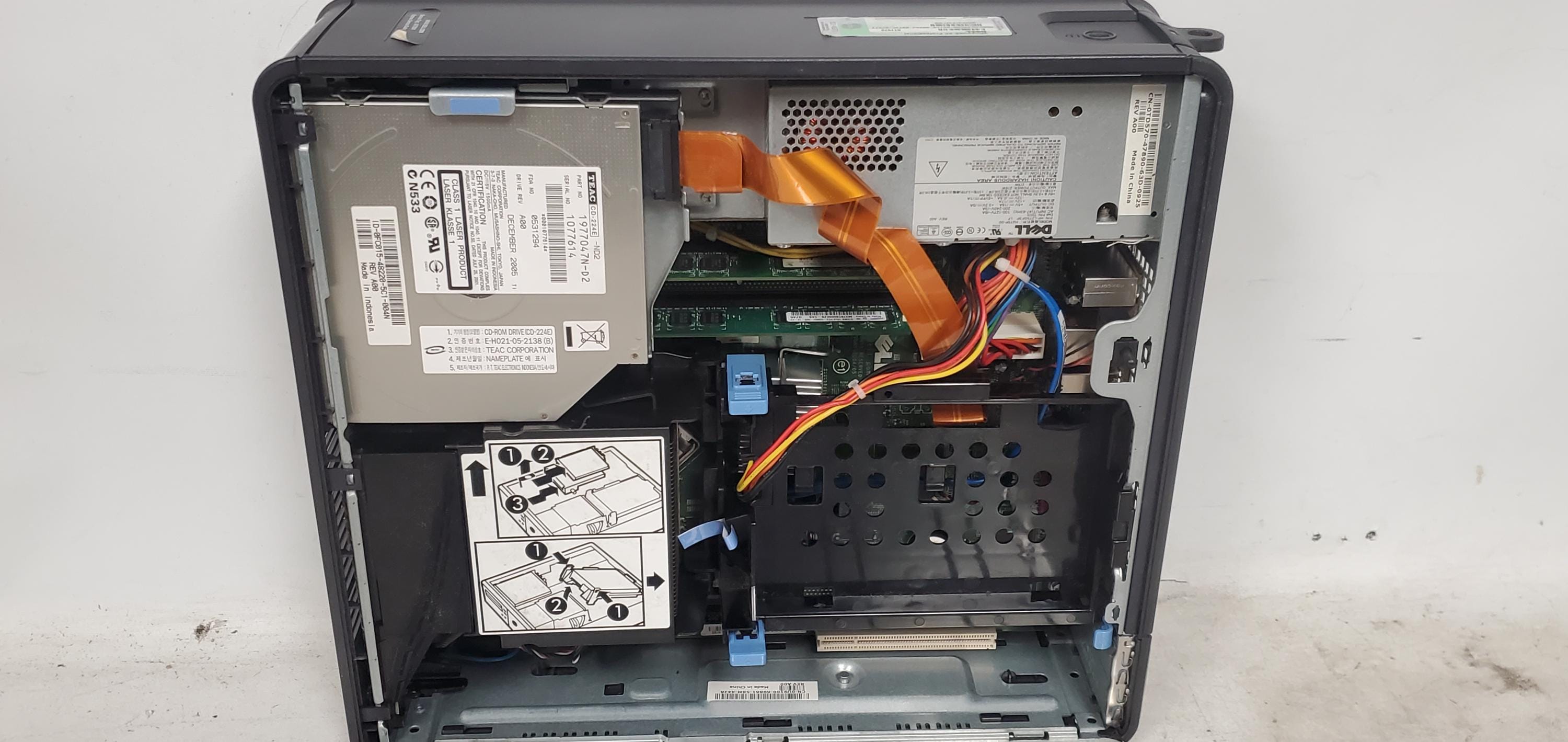 Vintage Gaming Dell Optiplex GX520 Computer Intel Pentium 4 3ghz 1GB ...