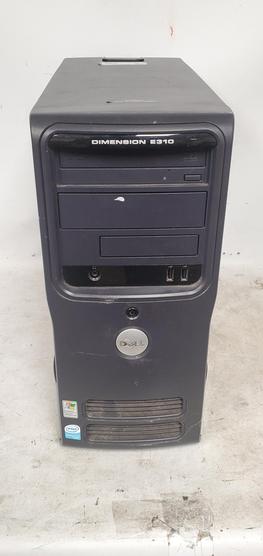 Vintage Gaming Dell Dimension E310 Computer Intel Pentium 4 2.8ghz 1GB ...