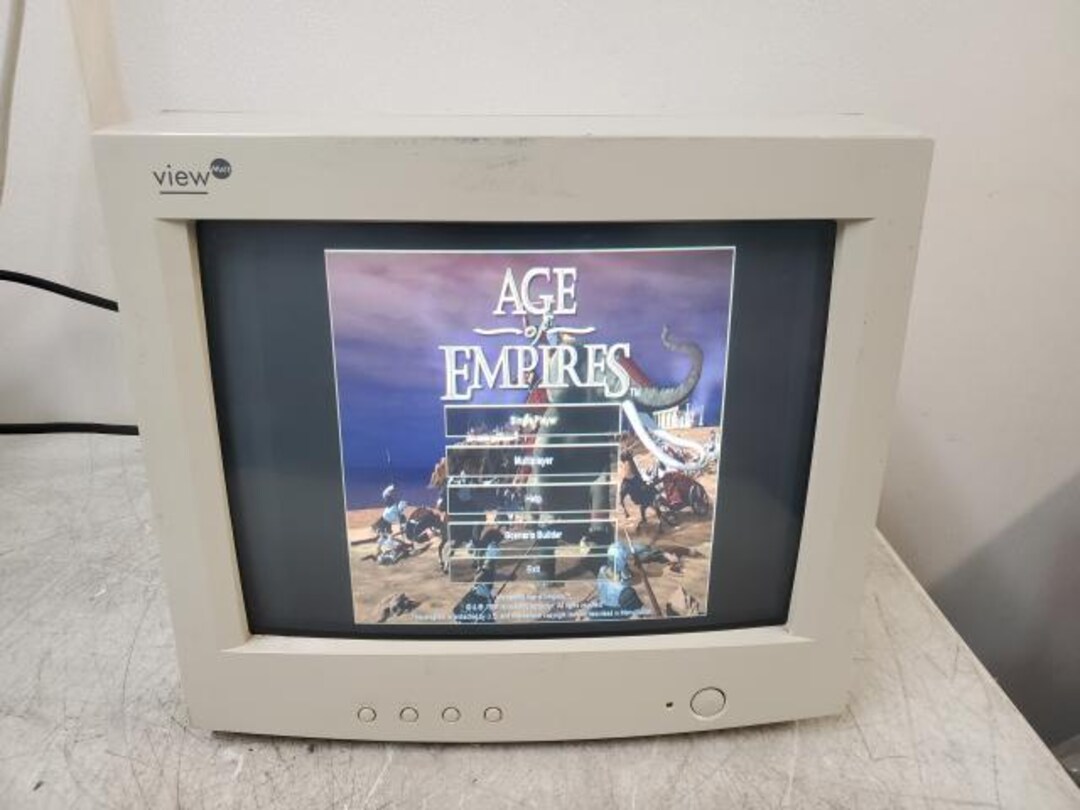 Vintage Gaming Viewmate Vm-15e CRT VGA Computer Monitor 1997 - Etsy