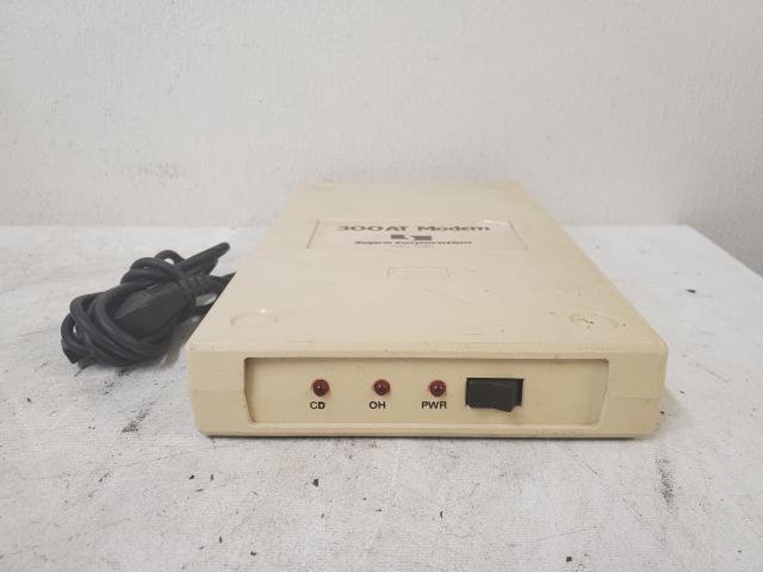Vintage Supra Corporation 200 AT Modem 43079 - Etsy