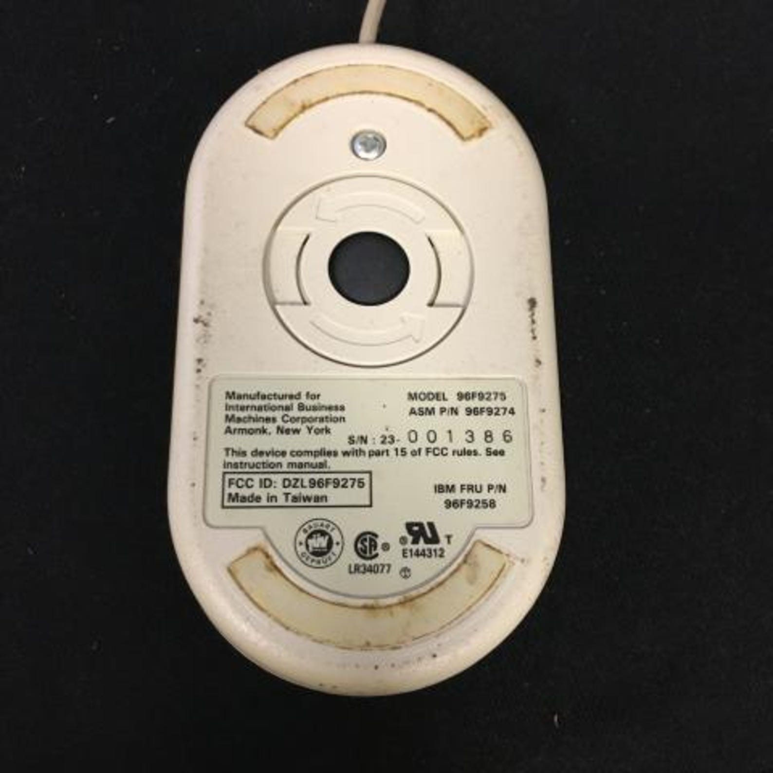 Vintage IBM Computer Mouse Model 96F9275 - Etsy