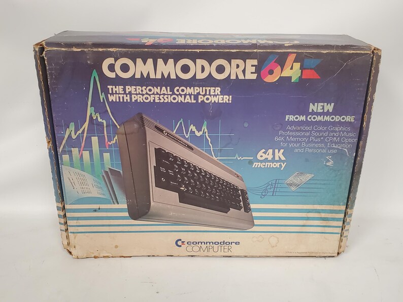 Vintage Commodore 64 Personal Computer BOX PROP ONLY Halt & Catch Fire - Etsy
