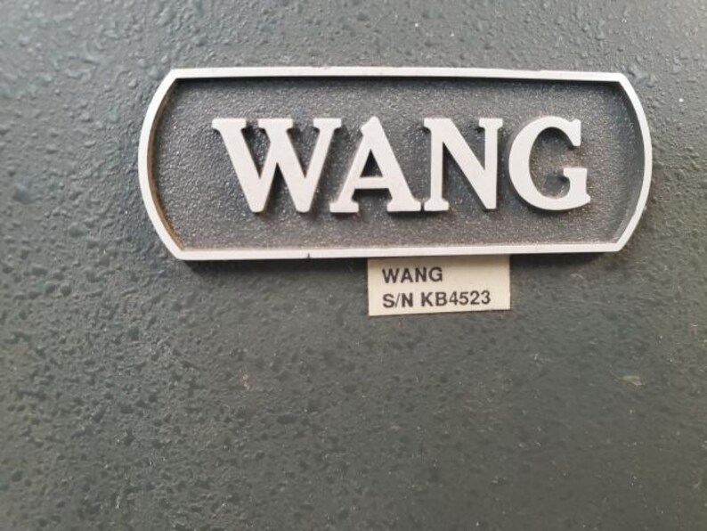 Wang 5506-2 Computer Terminal W/ Built-in Keyboard 11" Monitor 4523 ...