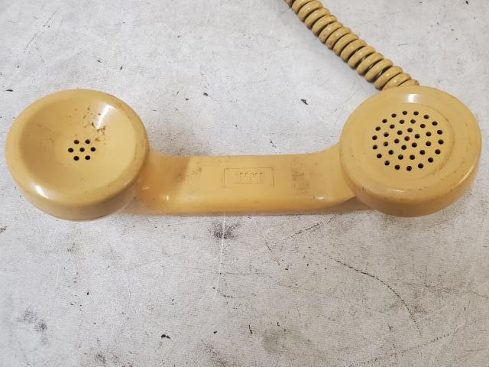 Vintage ITT 50046 LR 30M 176 Corded Rotary Wheel Phone Beige - Etsy