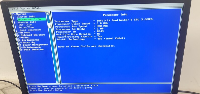 Vintage Gaming Dell Optiplex GX520 Computer Intel Pentium 4 3ghz 1GB ...