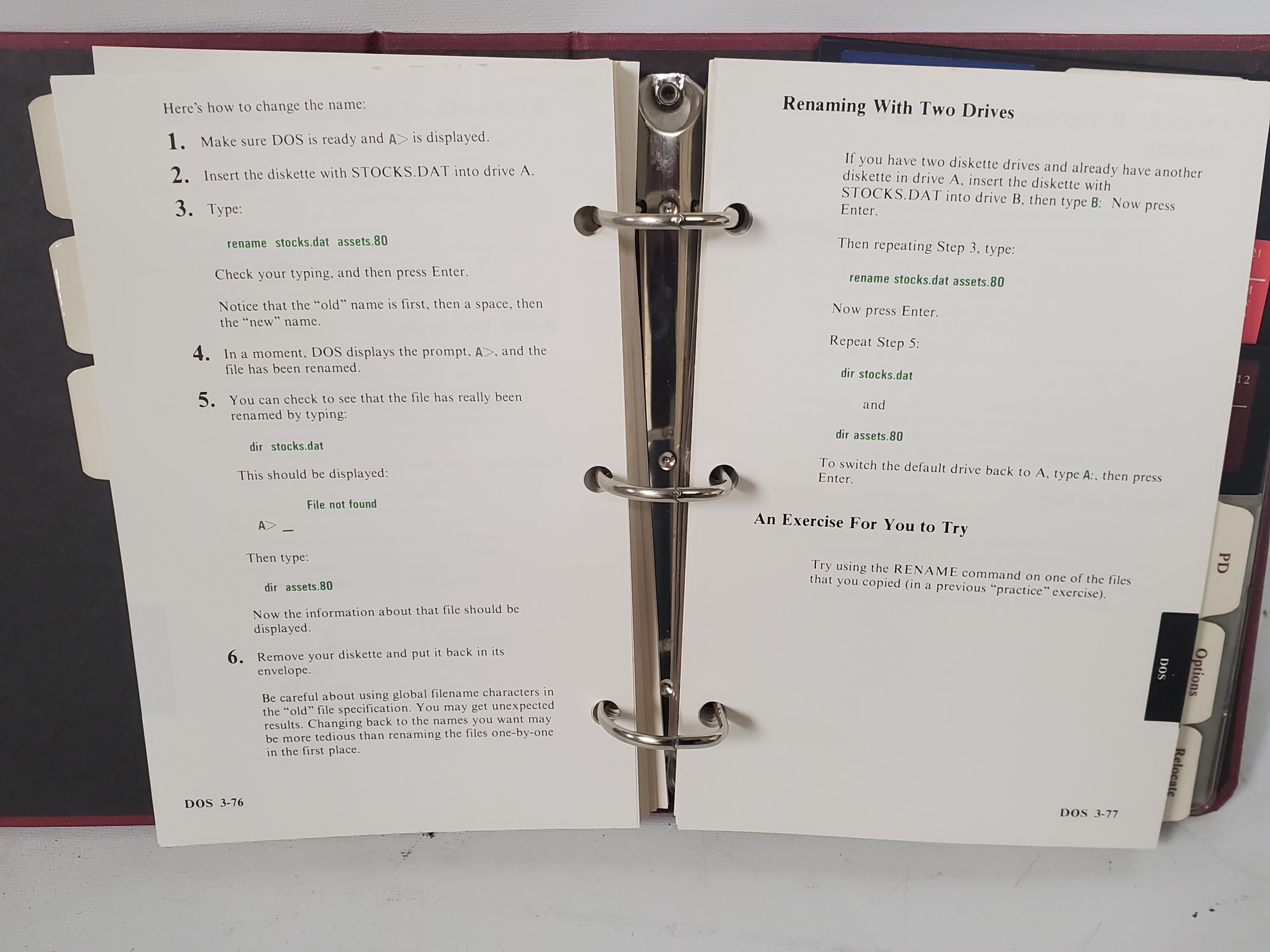 Vintage IBM Guide to Operations Personal Computer Manual 1502232 April ...