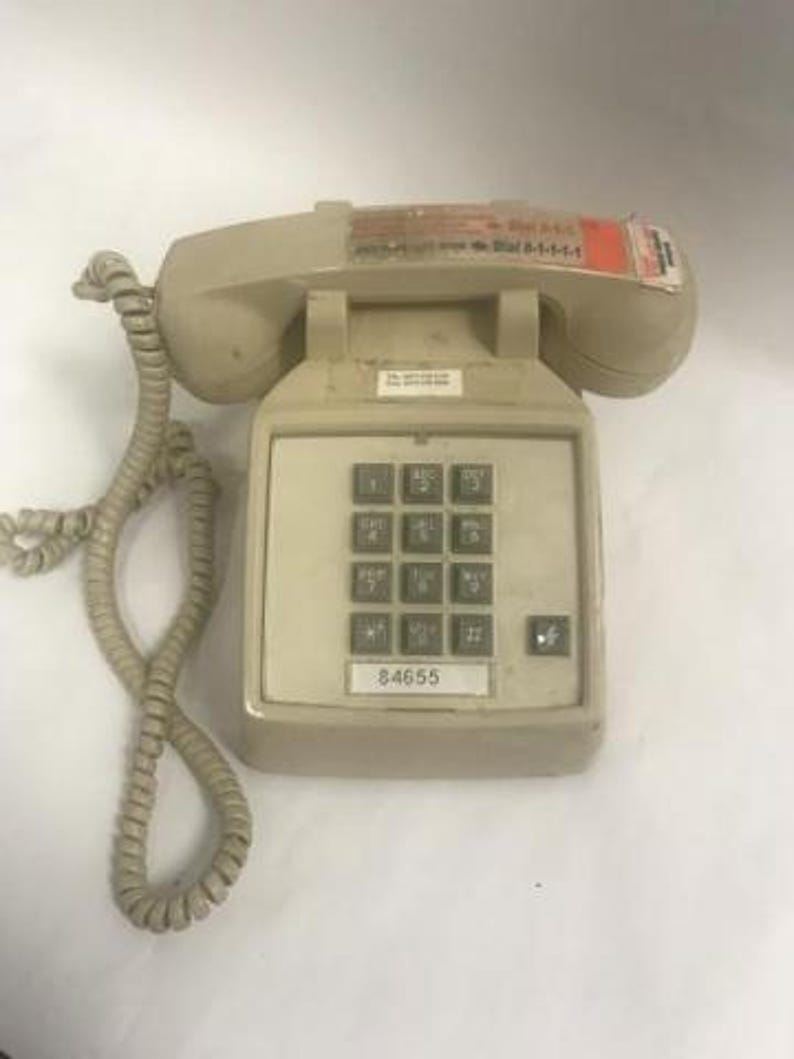 Premier 2500 Vintage Push-button Desk Phone Beige Office Telephone - Etsy