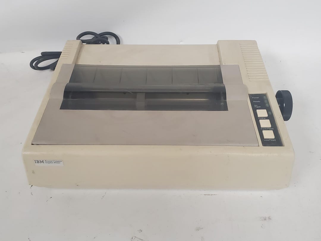 Vintage IBM 5152-002 Dot Matrix Personal Computer Graphics Printer - Etsy