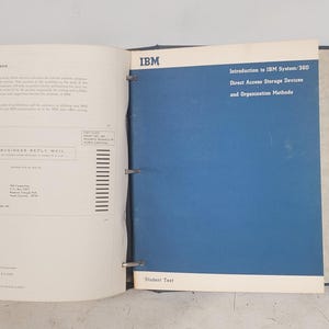 Vintage IBM Systems Reference Library Program Logic Manual 360 Binder - Etsy