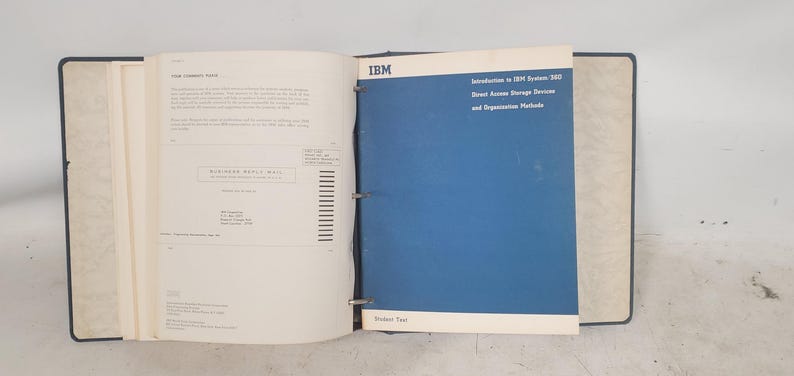 Vintage IBM Systems Reference Library Program Logic Manual 360 Binder - Etsy