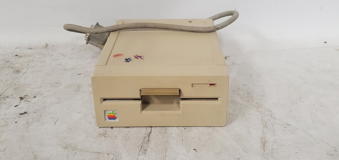 Vintage Apple 5.25 Floppy External Disk Drive A9M0107 - Etsy
