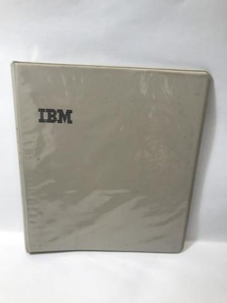 Vintage IBM Manual Document Binder Tan - Etsy