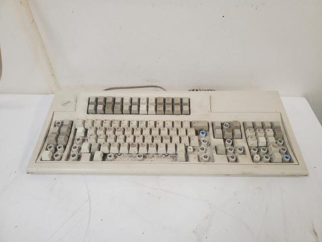 Vintage IBM Model M 1395660 Mechanical Computer Keyboard Missing Keys ...