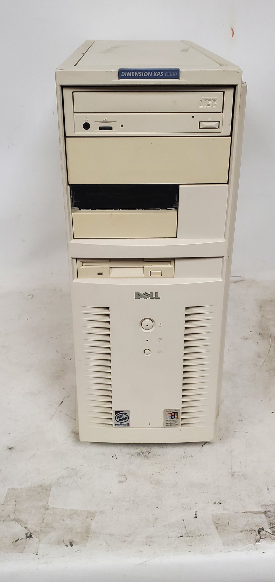 Vintage Gaming Dell Dimension XPS D233 D300 Intel Pentium II 233mhz ...